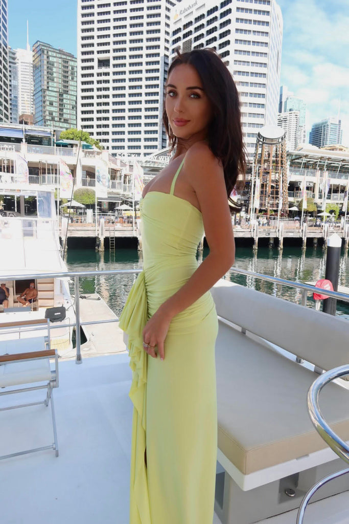 Natalie Rolt Shontae Gown Citron | Style Studio Dress Hire – Style ...